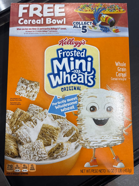 Kellogg’s Mini Wheats Cereal – Ginger Fresh