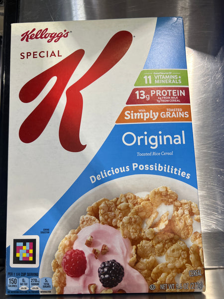 Kellogg’s special Original toasted rice cereal – Ginger Fresh