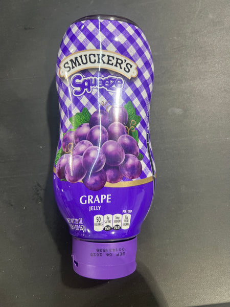 Smucker’s squeeze (grape jelly) – Ginger Fresh