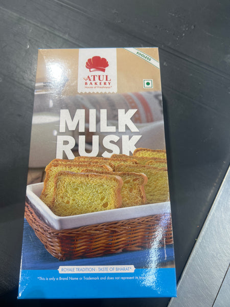 Atul bakery milk rusk – Ginger Fresh