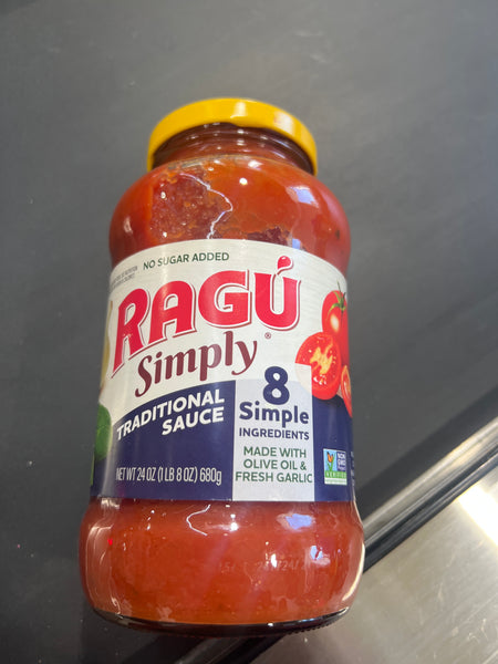 Ragu simply Traditional sauce – Ginger Fresh